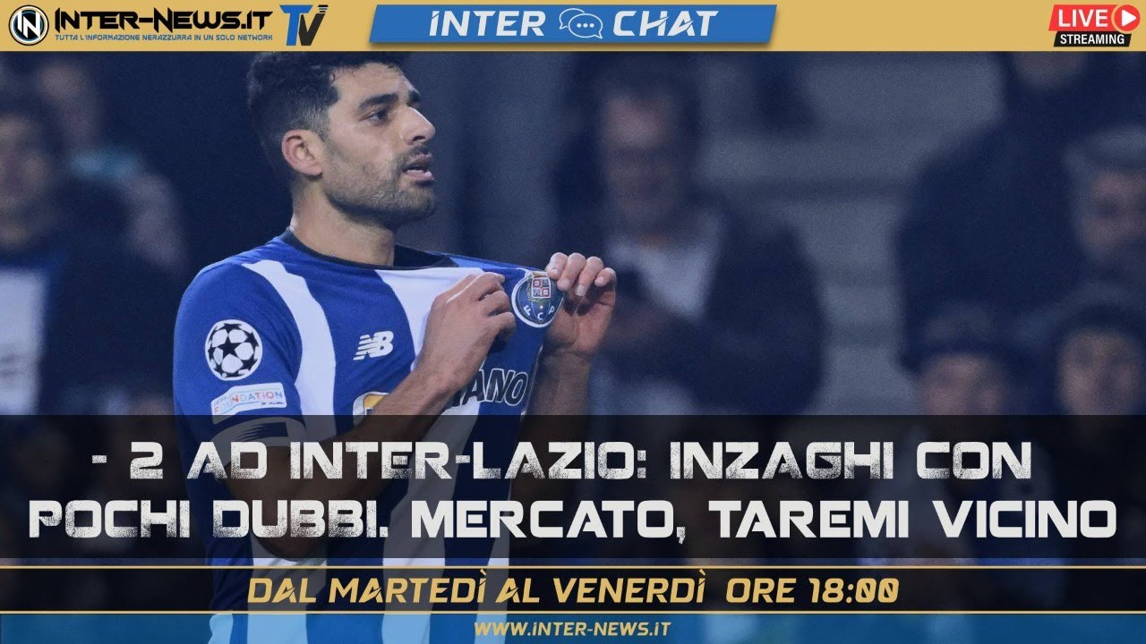 -2 ad Inter-Lazio: Inzaghi con pochi dubbi. Mercato, Taremi vicino ...