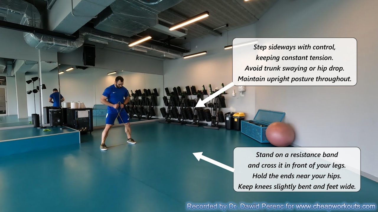How to Do Side X-Band Monster Walks | Glute Med Strength & Hip ...