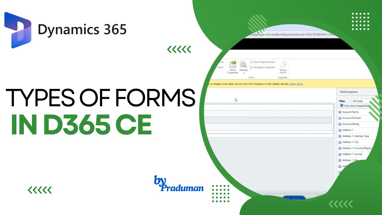 Understanding Forms and Their Types in Dynamics 365 CE | Comprehensive ...