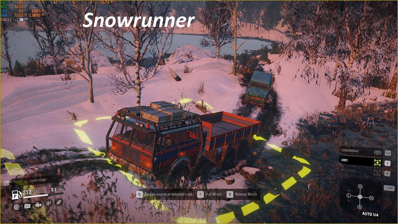 Snowrunner Walkground " Deep River Diving " on White Valley - YouTube
