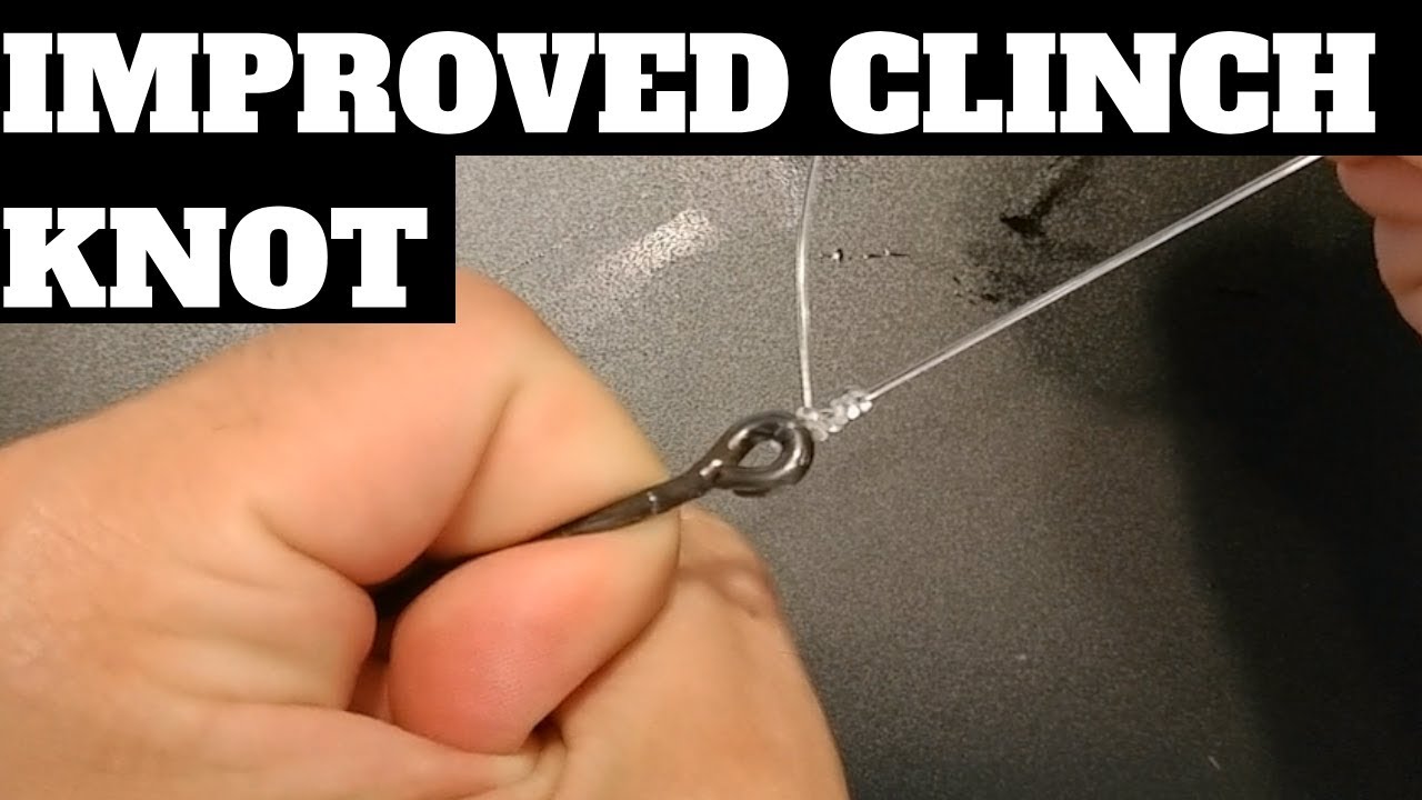 How To Tie Strongest & Quickest Fishing Knot: Tie Improved Clinch Knot ...