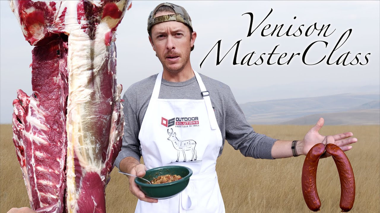 Venison Butchering & Cooking Masterclass with 5 Star Chef - YouTube
