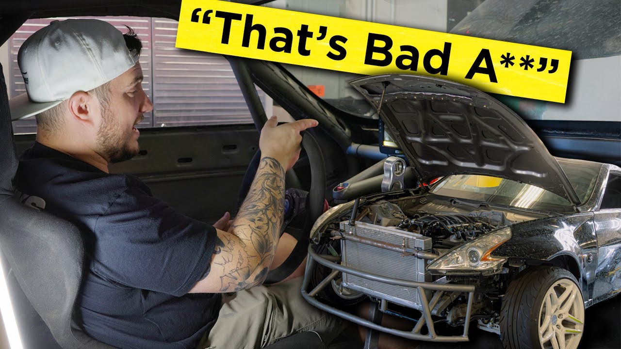Prepping EVAN SHANKS LSX 370z FORMULA DRIFT Car! - YouTube