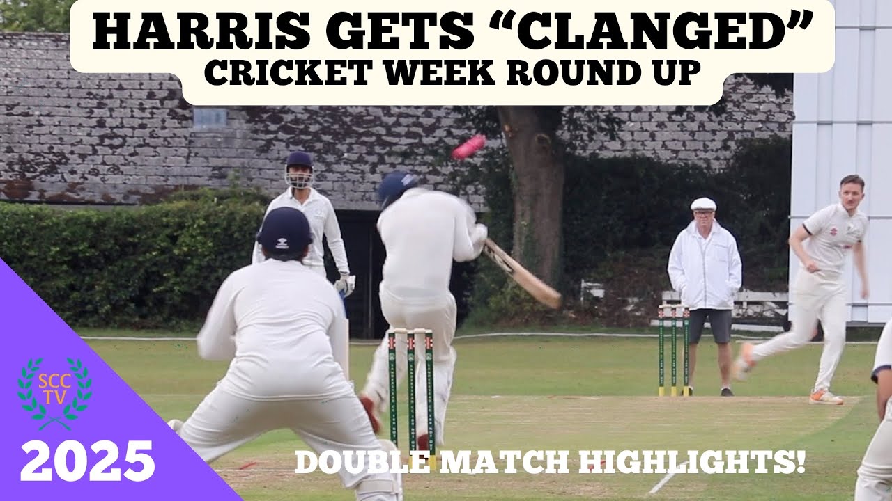 MATT HARRIS GETS "CLANGED" - CRICKET WEEK ACTION & CRICKET DISTRICT T20 ...