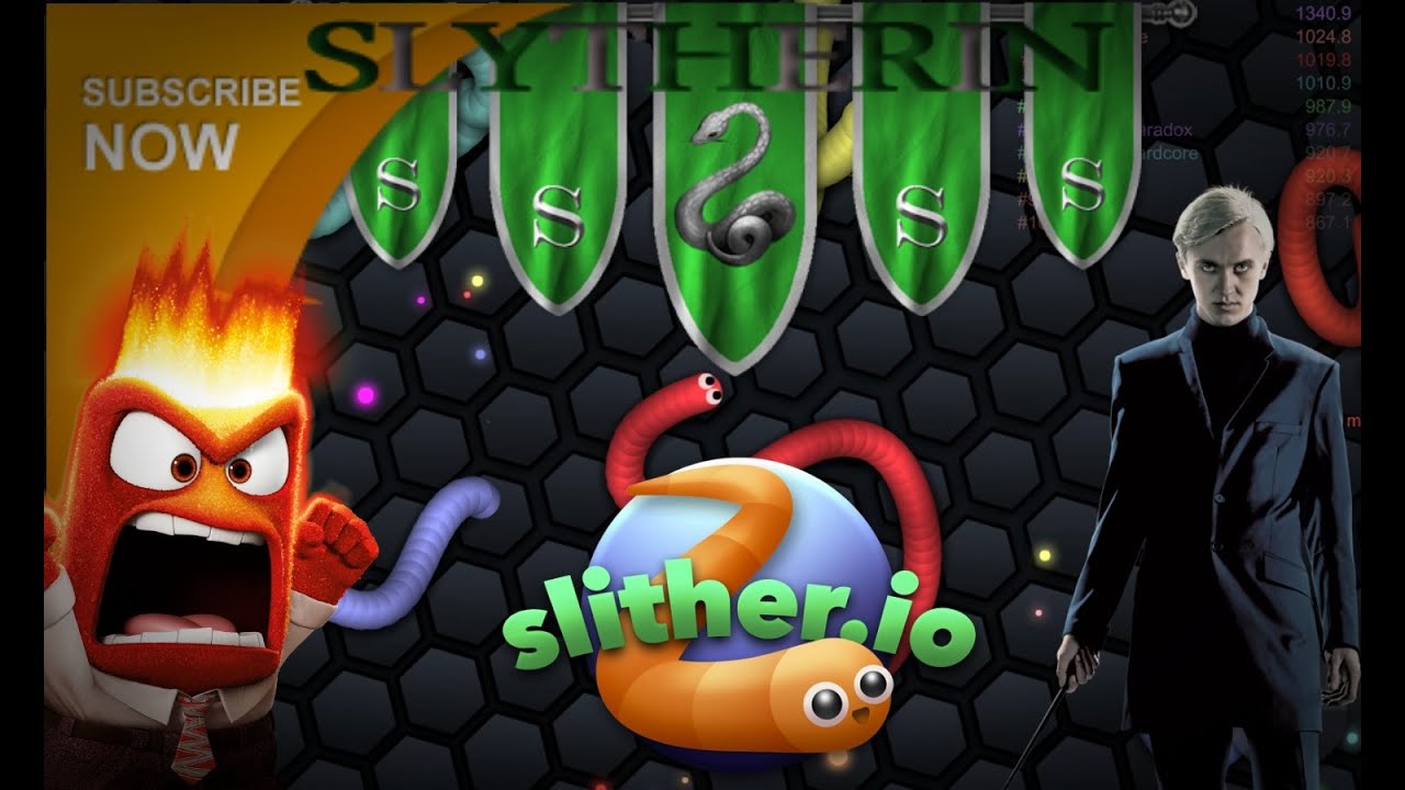 Slytherin y mucho rage |Slither.io|TheStarWookie - YouTube