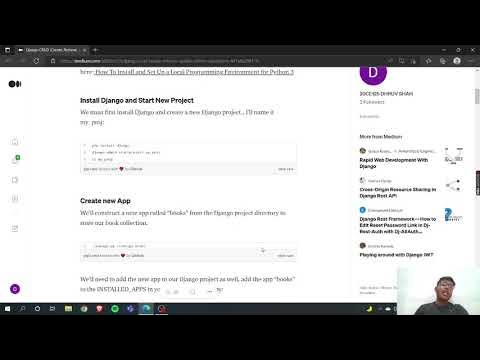 Django CRUD Operations - YouTube
