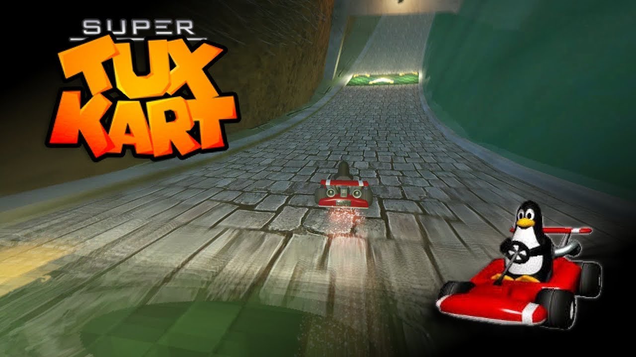 SuperTuxKart 1.0 | Installation et création d'un compte online - YouTube