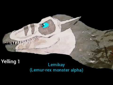Lemikay (Lemur-rex monster alpha) sound effects. 😀😍😄 - YouTube