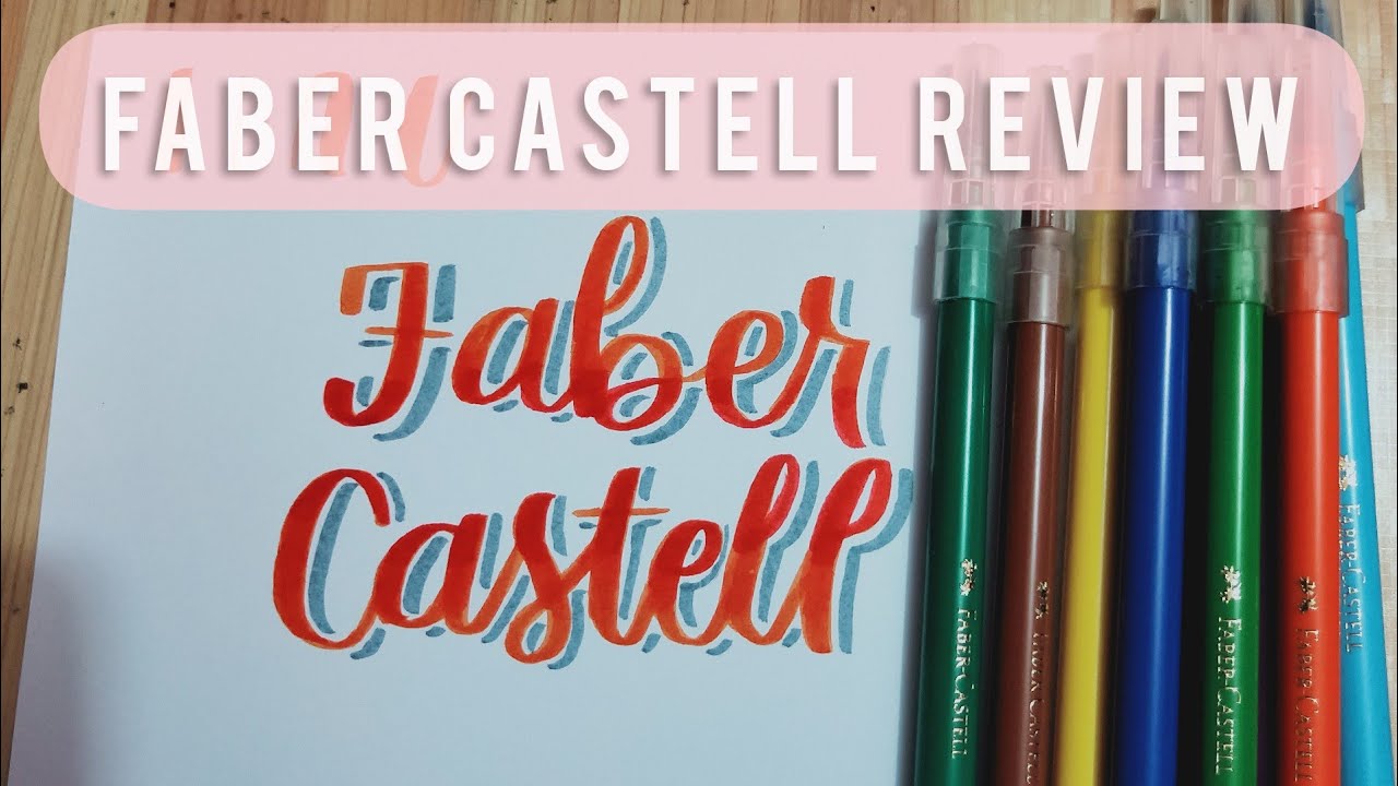 Faber Castell Review! |Calligraphy| - YouTube