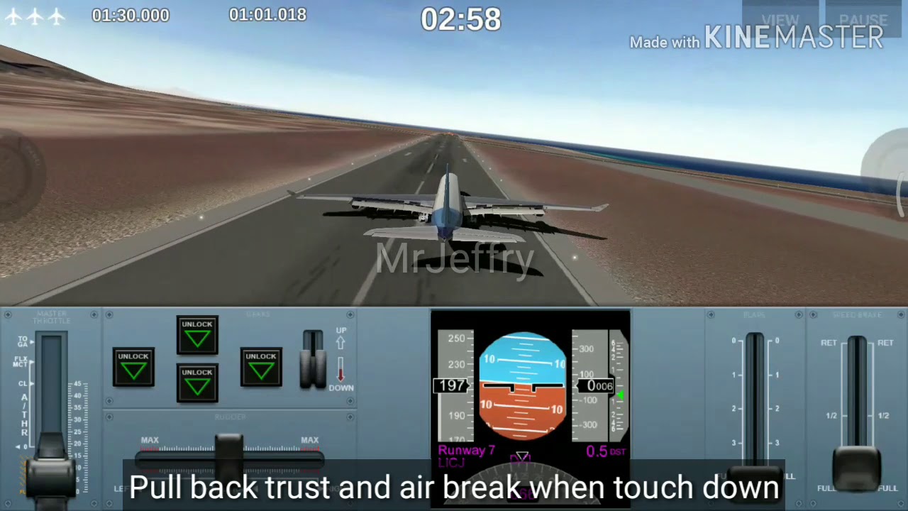 Extreme landings-Challenges Level 1 fast landing 05. - YouTube