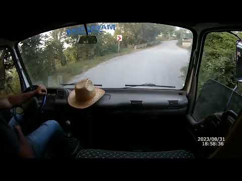 isuzu nkr ile dar köy yolları