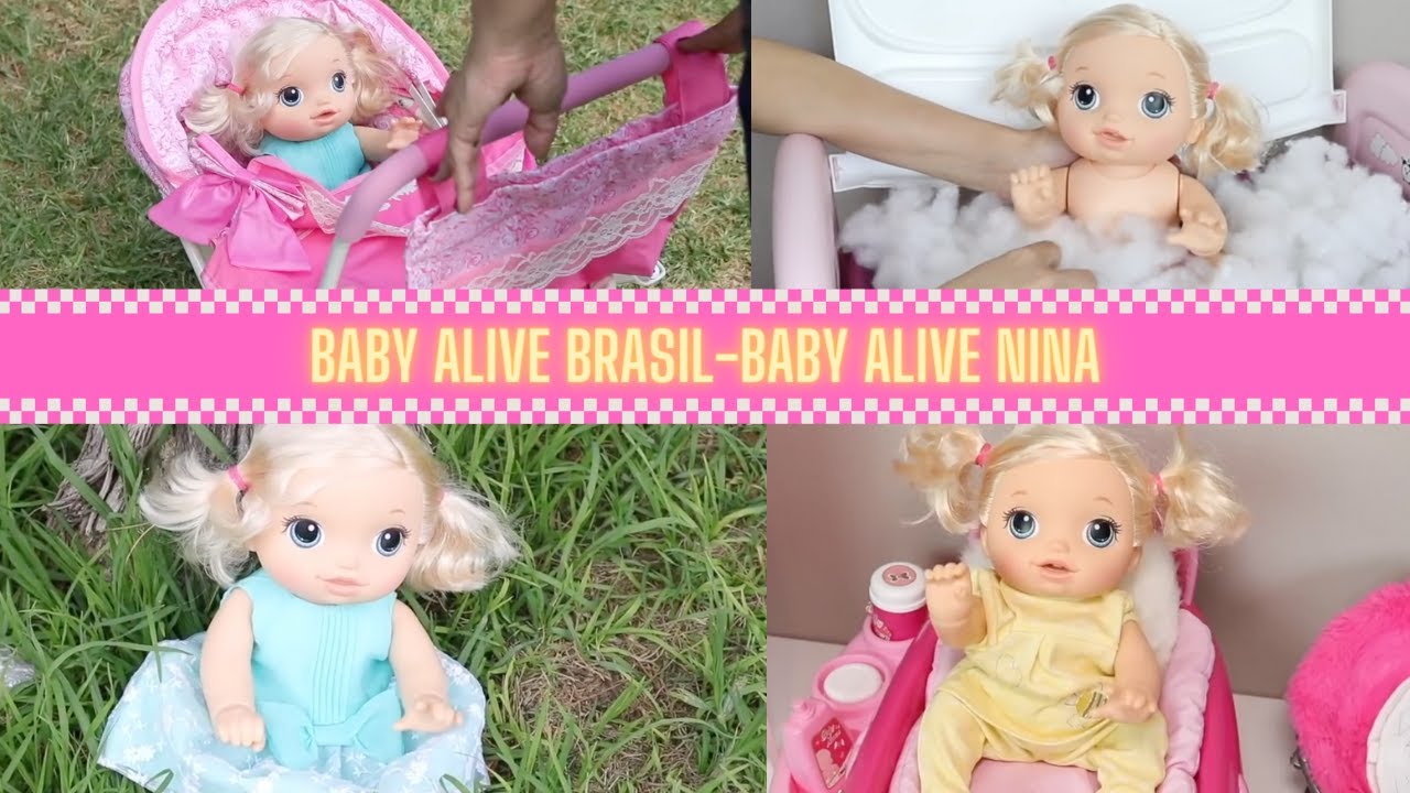 Historinhas da BABY ALIVE NINA e Suas Amigas- BABY ALIVE BRASIL - YouTube
