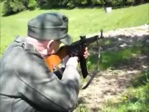 BD44 (MP44 semi auto replica) quick test - BLANKS - YouTube