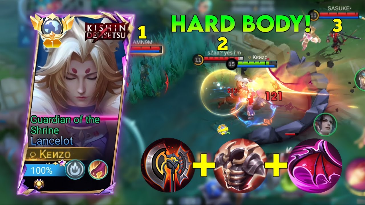 LANCELOT HARD BODY! New Patch Lancelot Tank Build🔥 (you must try it ...