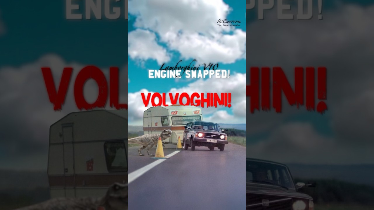 A 50 y.o Volvo with a Lamborghini GT3 V10 engine! - YouTube