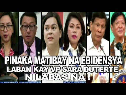 PINAKA MATIBAY NA EBIDENSYA LABAN KAY VP SARA DUTERTE INILABAS NA - YouTube