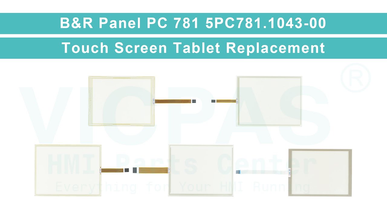 5PC781.1043-00 B&R Panel PC 781 Touch Screen Panel Replacement - YouTube