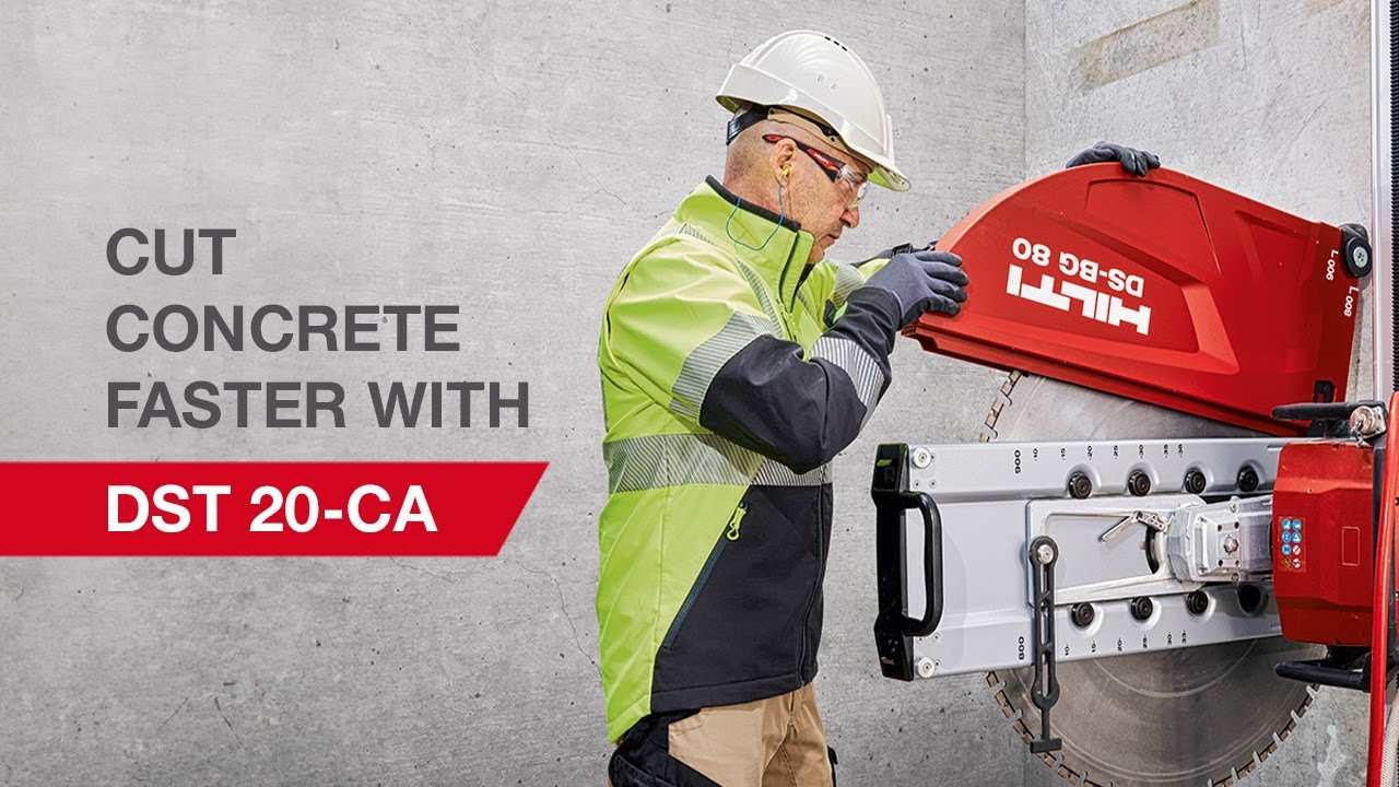 Watch How the Hilti DST 20-CA Wall Saw Delivers Faster Cuts - YouTube