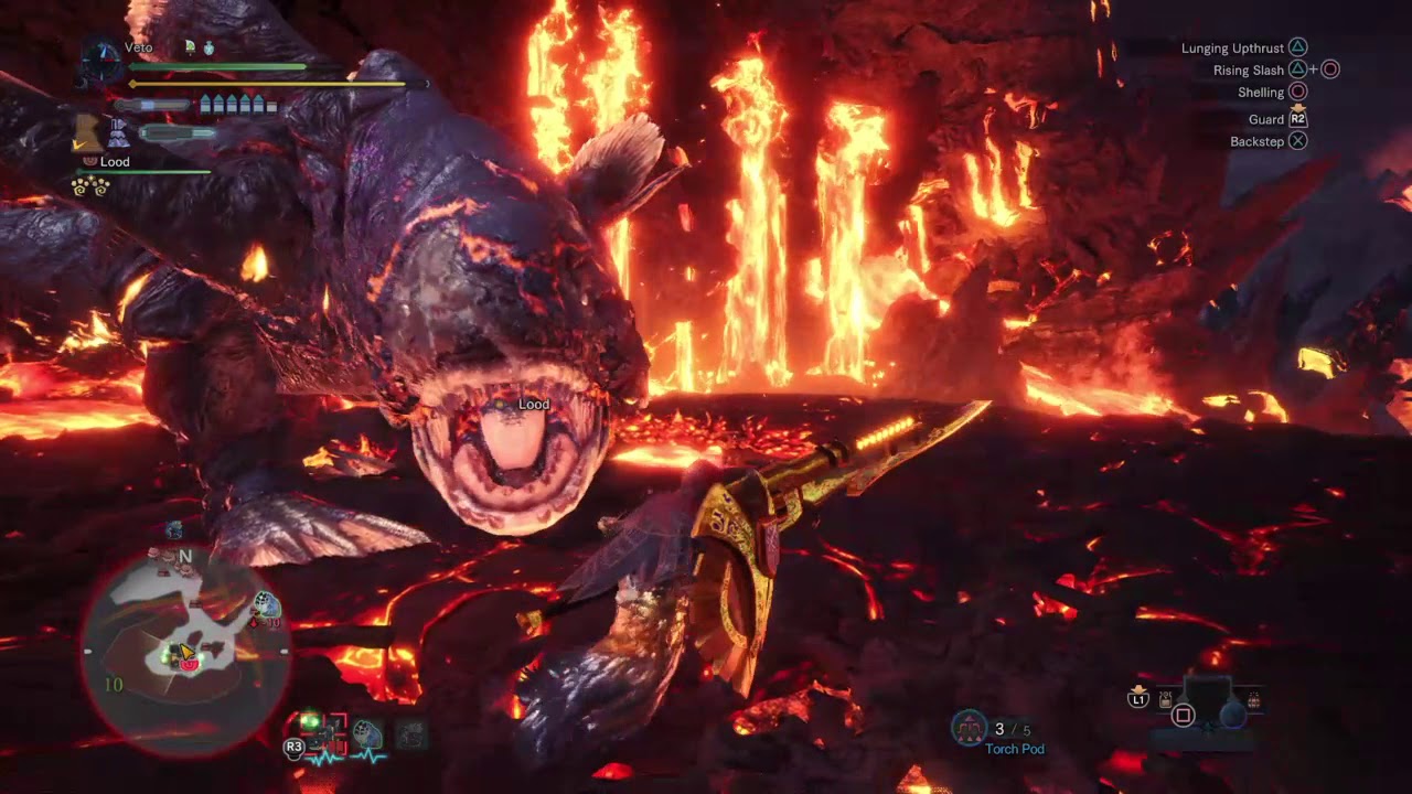 [MHW] Monster Hunter World - Lavasioth (Gunlance) - YouTube