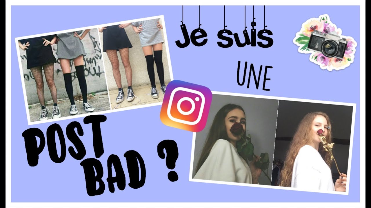 J'essaie de reproduire des photos de POST BAD instagram - YouTube