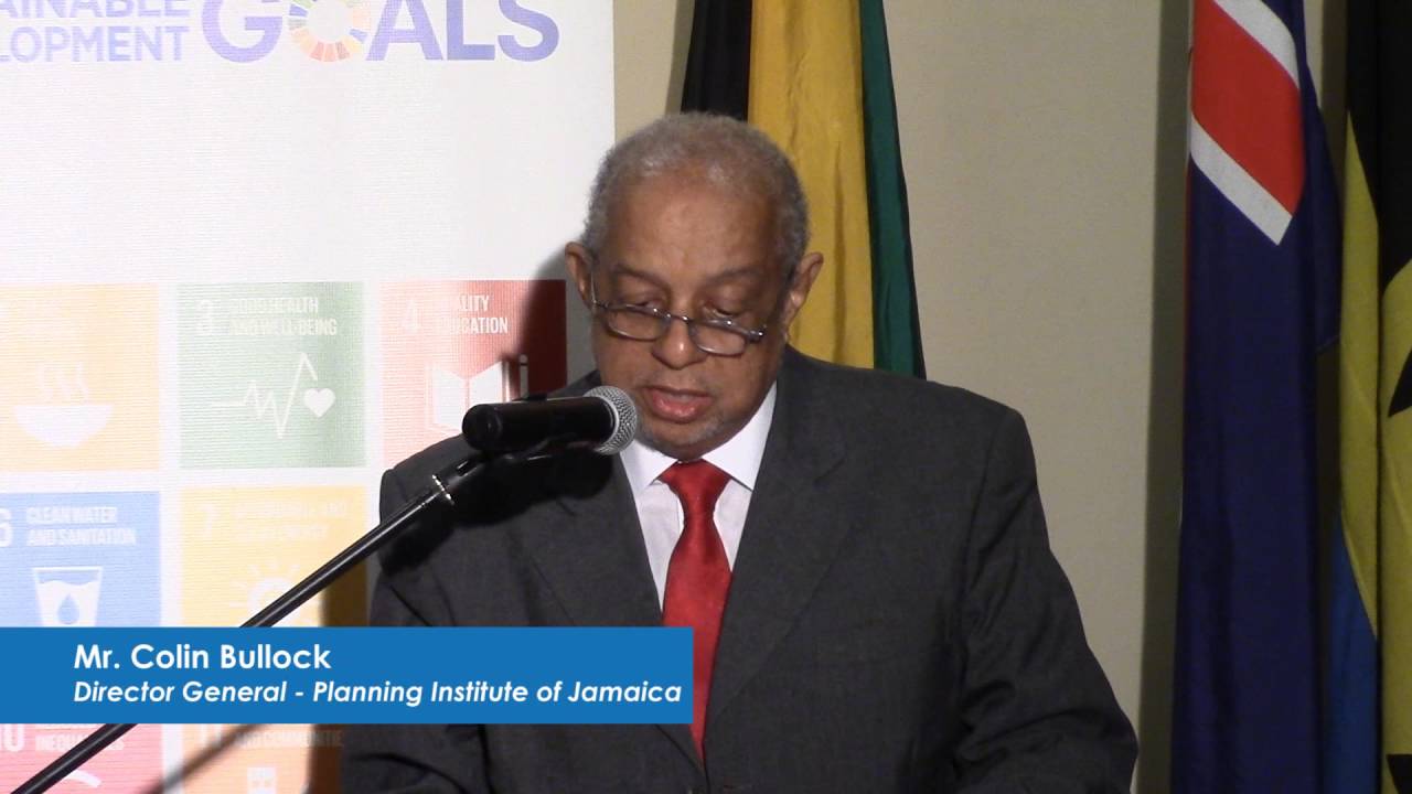 UN Jamaica: PIOJ’s Director General Colin Bullock congratulates the ...