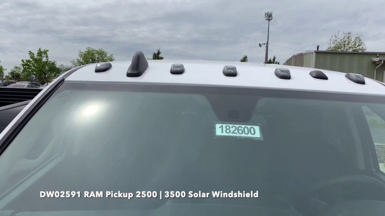 DW02591 RAM Pickup 2500 | 3500 Solar Windshield - YouTube