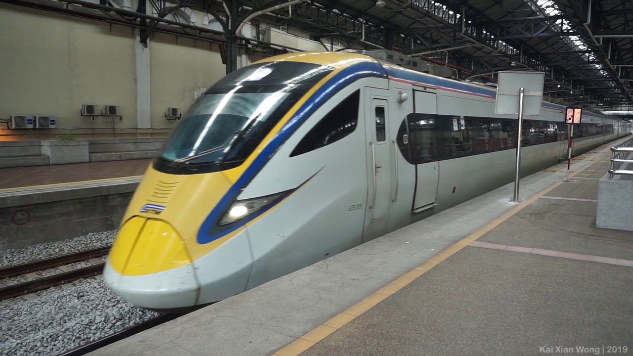 KTM ETS CSR Zhuzhou Class 93 EMU Set 209 departing at Kuala Lumpur ...