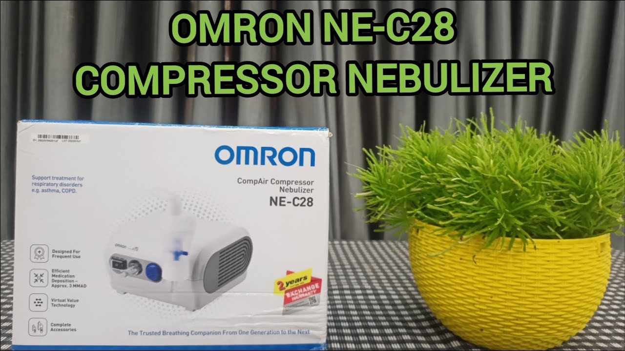 OMRON NE-C28 COMPRESSOR NEBULIZER - YouTube
