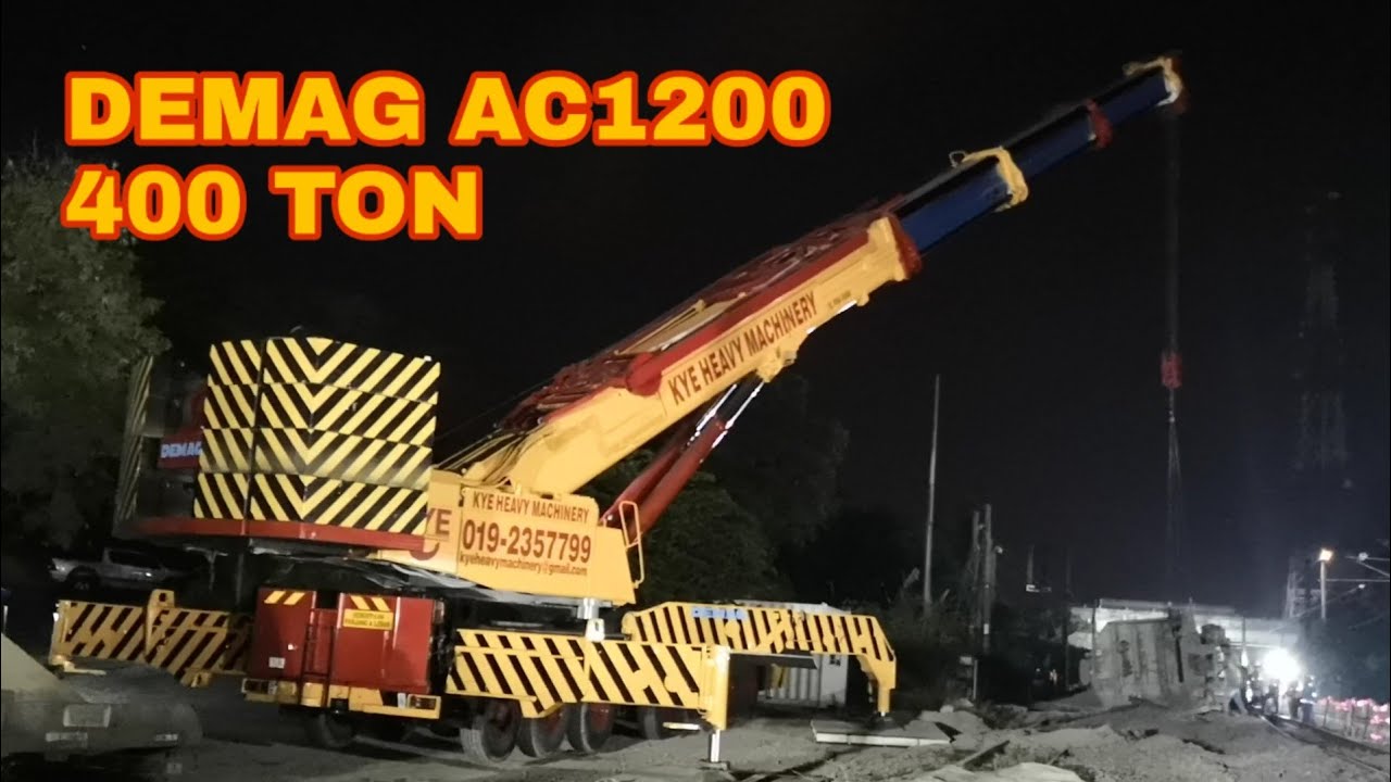 LARUT MALAM. DEMAG AC1200 PANCING GERABAK KE TIGA. Part 5 - YouTube