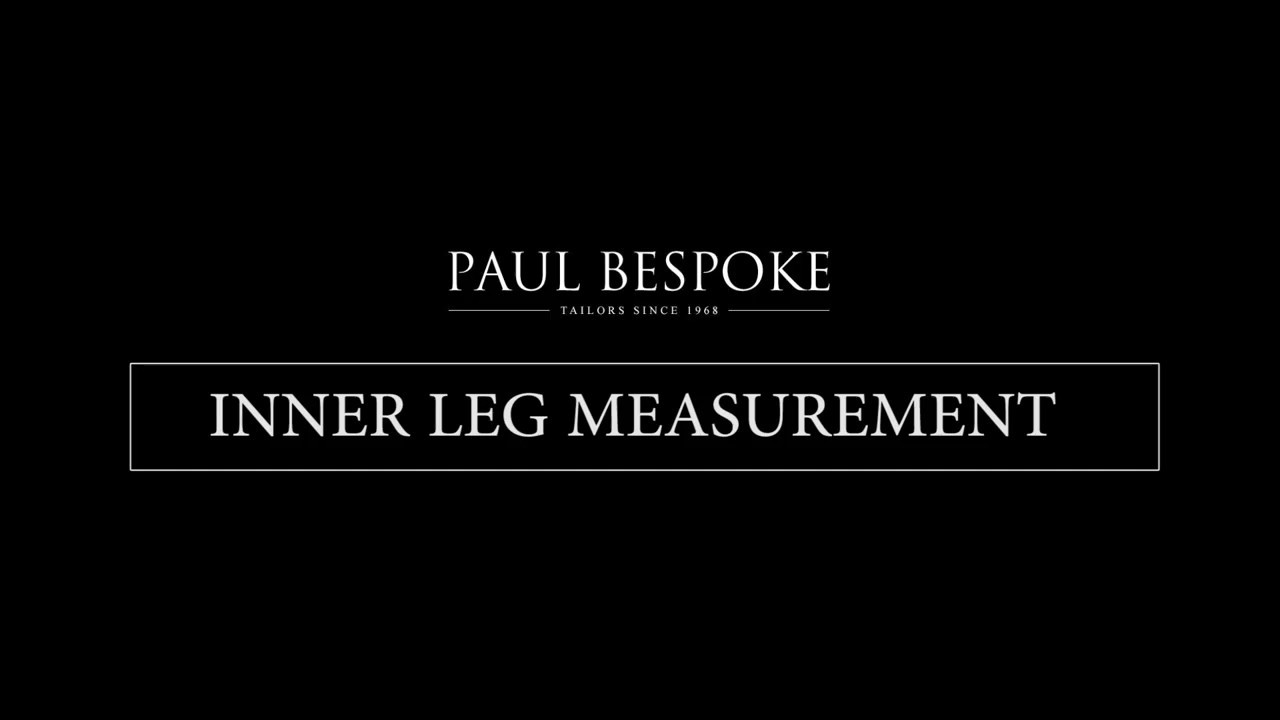 How to Measure Trousers: Inner Leg Length Measurement - YouTube