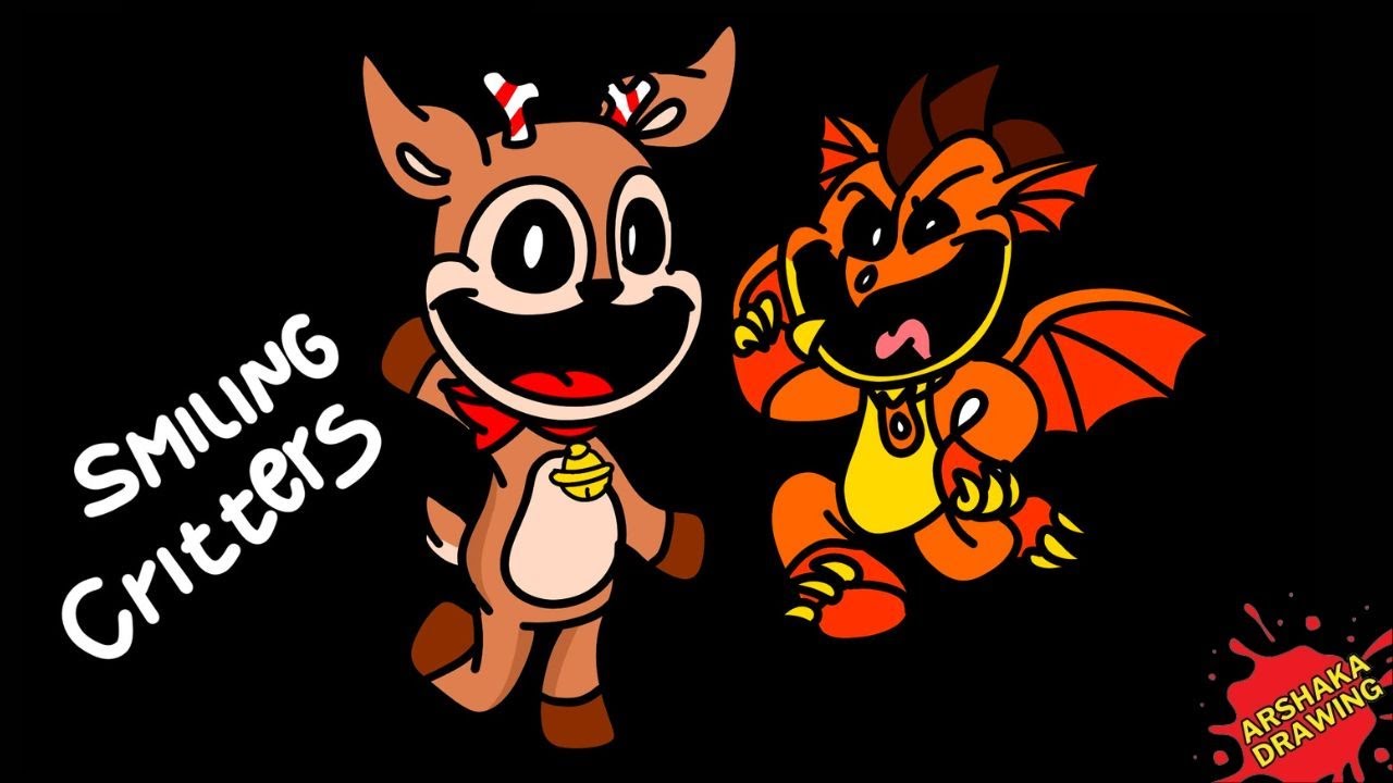 How to Draw and Color FandMade Smilling Critters Characters | Jolly ...