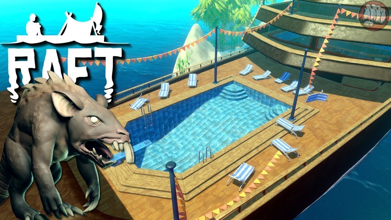 TIKUS LUCU, KAPAL PESIAR MENAKUTKAN - RAFT SURVIVAL #2 - YouTube