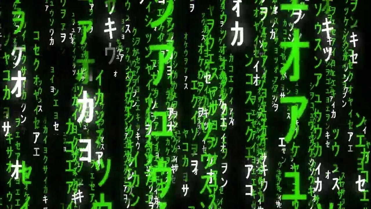 Matrix code rain overlay - YouTube