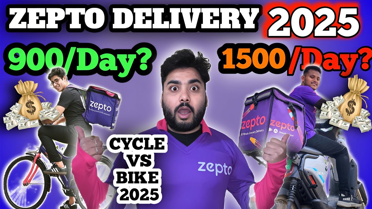 Zepto Cycle & Bike Delivery Boy Job 2025 | Zepto Delivery Boy Job ...