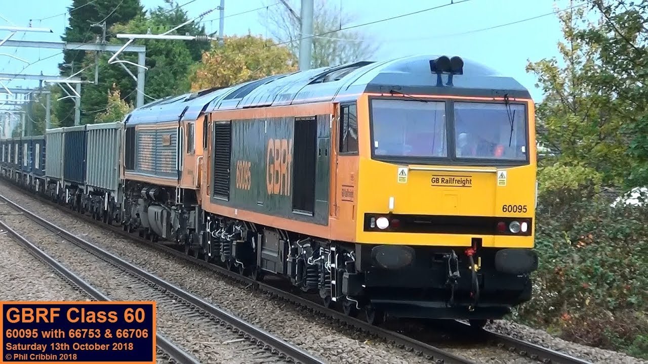 GBRF Class 60 at Roby - 13th October 2018 - YouTube