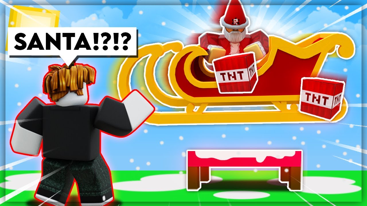 So People Thought *I WAS A HACKING SANTA* In Roblox BedWars! - YouTube