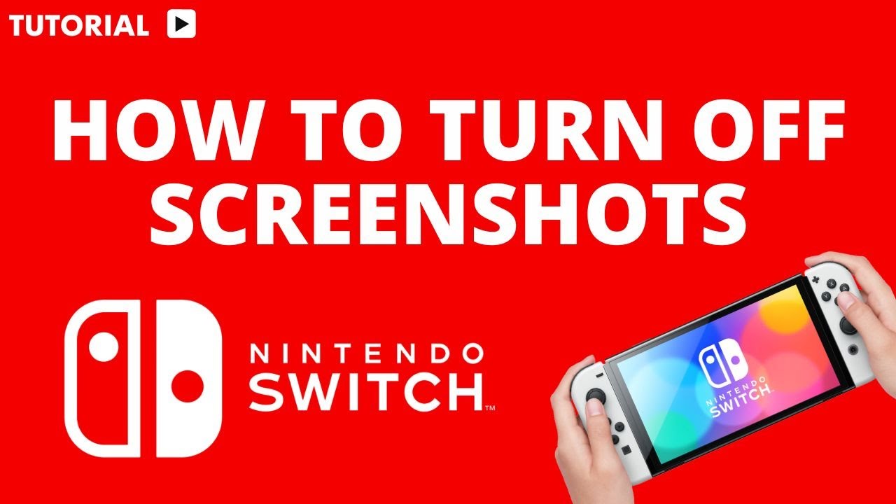 How to turn off screenshots on Nintendo Switch - YouTube