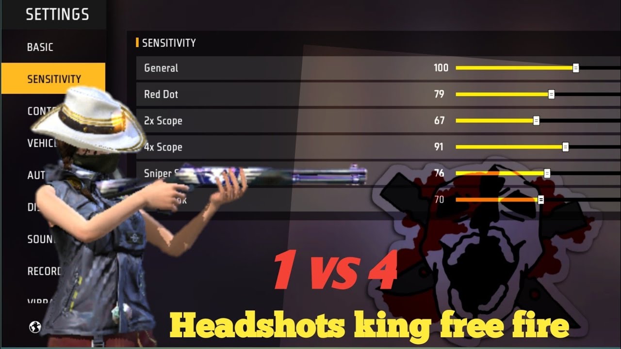 Headshots king Ban jaaoge ye setting kr lo jaldi 😱😱😱 - YouTube