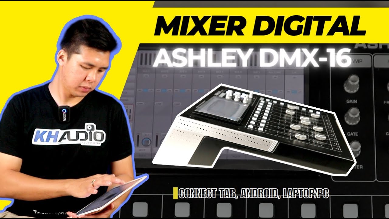 Review Mixer Digital 8Jtaan Fitur Dan Preamp nya Mantul !!! ASHLEY DMX 16 - YouTube
