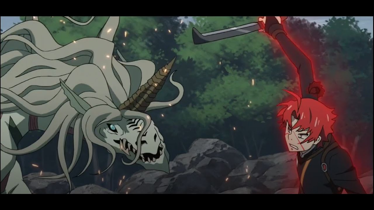 Hitsugi No Chaika: Tooru and Akari vs Unicorn - YouTube