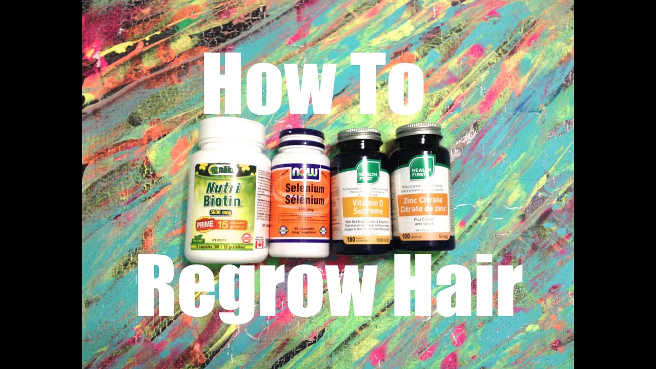 How to Regrow Hair Naturally Using Supplements - YouTube