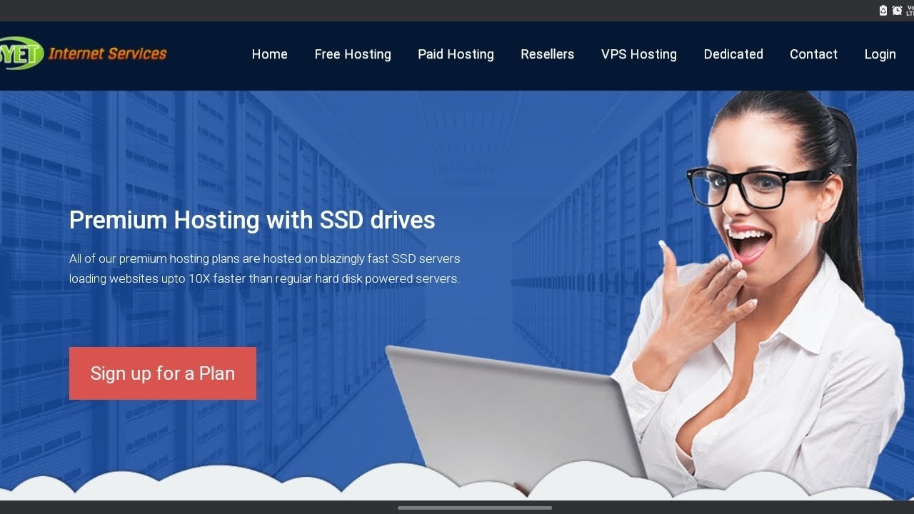 CARA MEMBUAT AKUN HOSTING GRATIS DI WEBSITE byet.host - YouTube