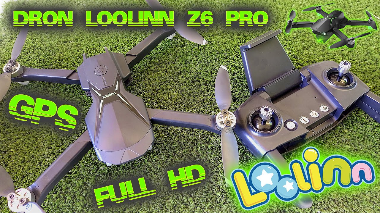 LOOLINN Z6 PRO DRON GPS - YouTube