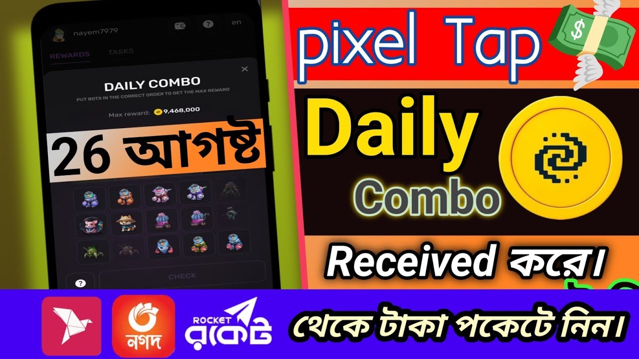 pixel tap daily combo | pixel tap daily combo today | True Technology ...