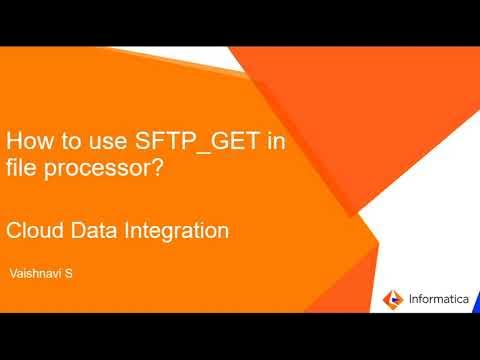 How to use SFTP_GET in file processor? - YouTube