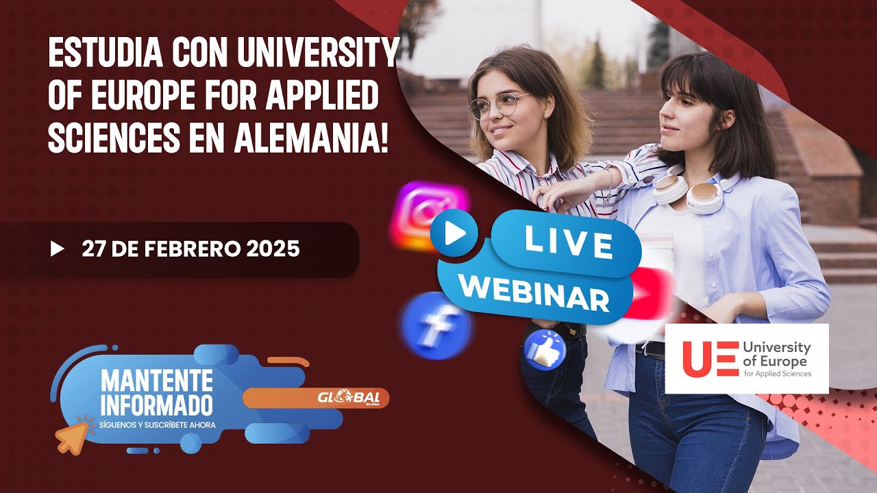 LIVE STREAM: ESTUDIA CON UNIVERSITY OF EUROPE FOR APPLIED SCIENCES EN ...