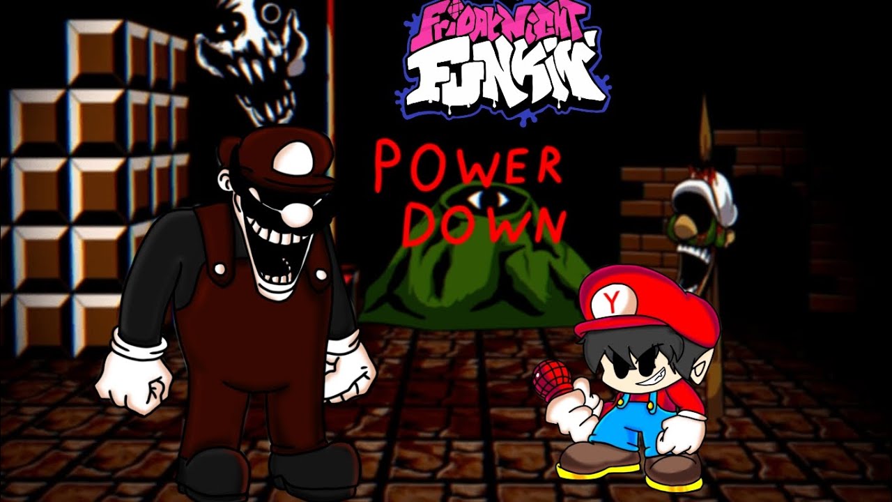 Fnf power down: vs Mario 85. - YouTube
