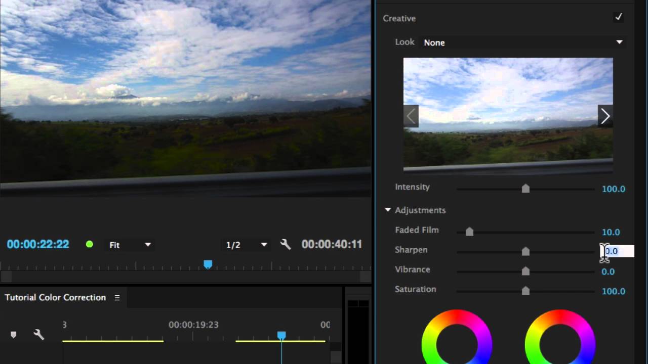 Tips del Panel Lumetri Color en Premiere Pro CC - YouTube