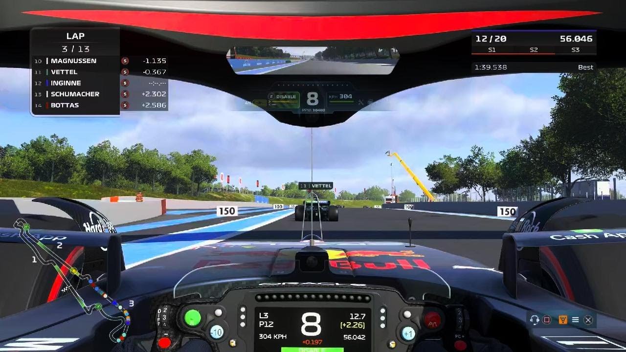 F1 22 GP FRANCE cockpit view race - YouTube