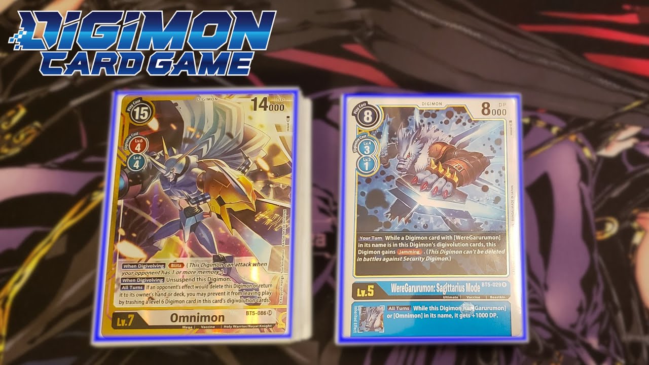 Garurumon Tribal Deck Profile | Digimon TCG BT5 Format - YouTube